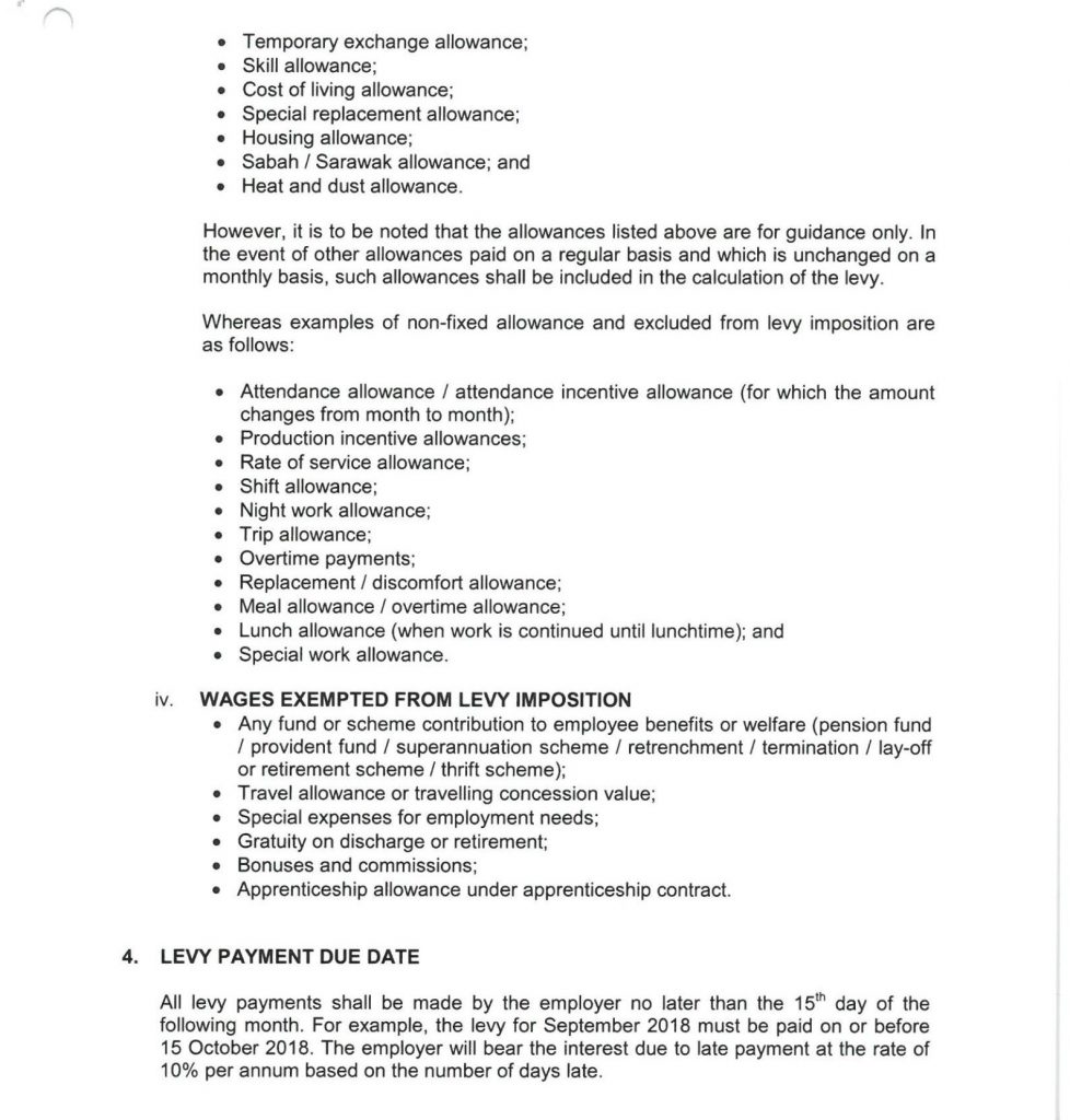 HRDF Levy Calculation and Payment Guideline