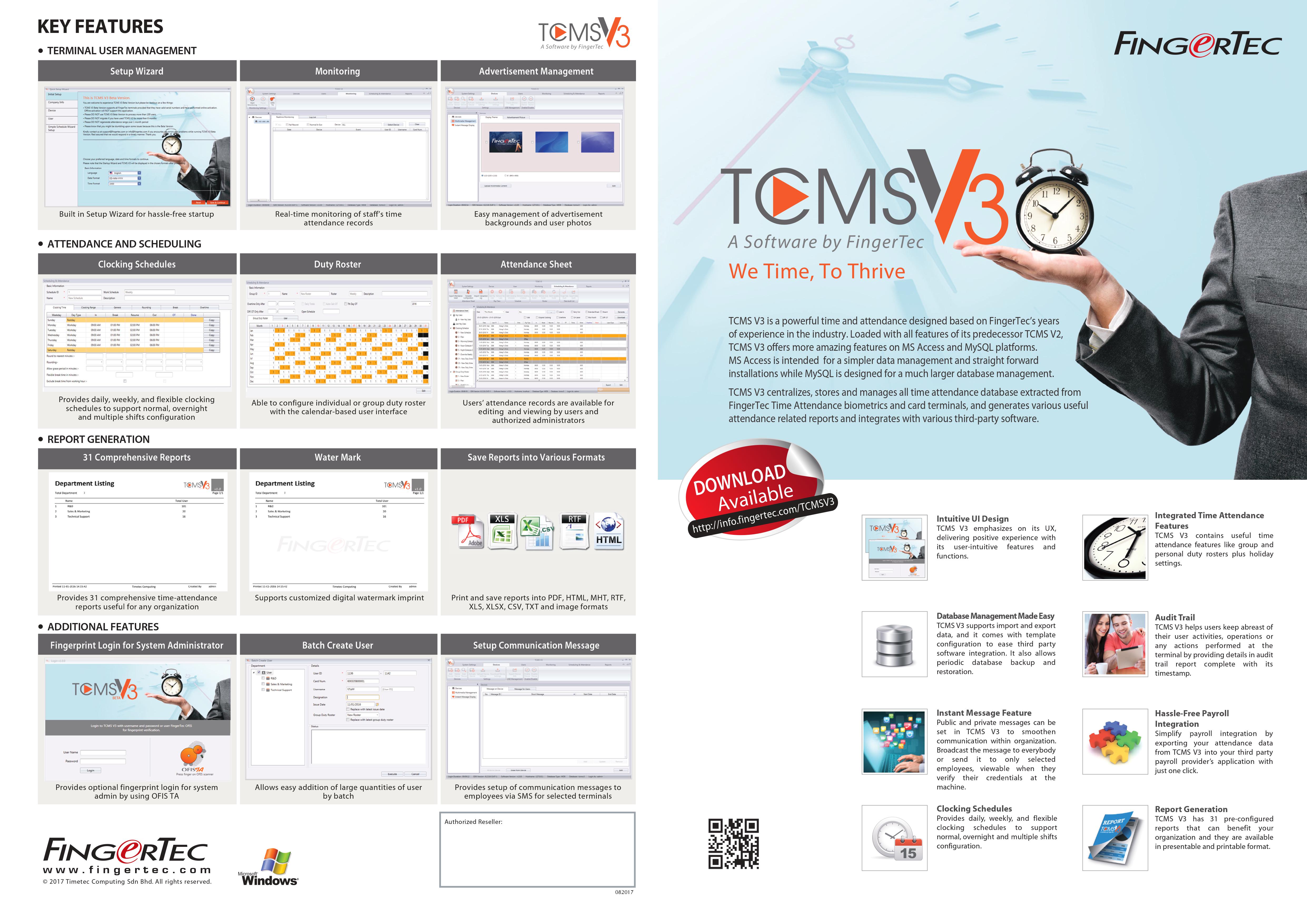 TCMS v3 - Time Attendance Software - Edata Systems
