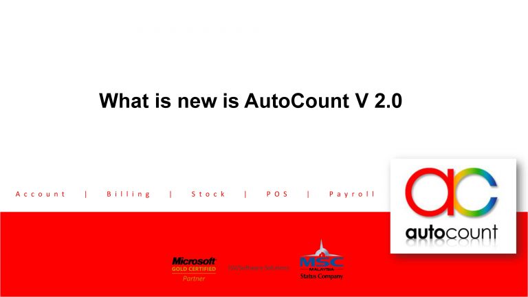 Autocount Version 2.0